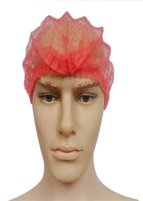 China Non Woven Disposable Plastic Hair Caps 10-20gram Prevent Hairs Falling High Safety for sale