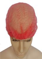 China Non Woven Disposable Plastic Hair Caps 10-20gram Prevent Hairs Falling High Safety for sale
