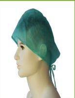 China Spunbond Fabric Disposable Bouffant Scrub Caps  61x14 Cm High Tensile Strength for sale