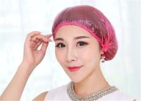 China PE Strip Round Plastic Head Cover Transparent Wide Application Hygienic For Long Hair for sale
