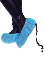 China Multiple Protection Surgical Shoe Covers , Black Disposable Shoe Covers for sale