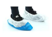 China CPE Coating Surgical Shoe Covers Thickened Long Edge Sealing Prevent Cracking for sale