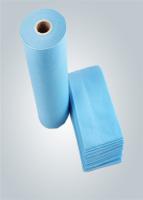 China Comfortable Disposable Double Bed Sheets Multi Ply Poly Tissue Rolled 120 pcs / Roll for sale