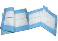 China Cotton  Disposable Bed Covers Heavy Absorbency Non Polymer Construction for sale