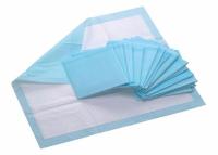 China Cotton  Disposable Bed Covers Heavy Absorbency Non Polymer Construction for sale