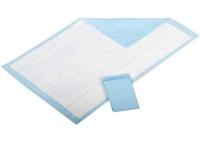 China Breathable  Disposable Mattress Protector Blue Color High Water Absorbent for sale