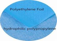 China Folded  Plastic Adhesive Drapes , Sterile Disposable Drapes Without Fluorescence for sale
