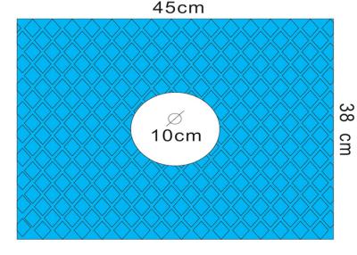 China Non Adhesive Laminated Surgical Sheet , Operating Room Drapes ISO CE Approved for sale