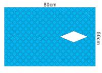 China Laparotomy  Disposable Surgical Drapes 75x80 Cm Blue Color Paper Material for sale