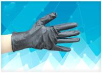 China Anti Skid Isposable Plastic Gloves Curved Finger Textured Surface Sterility Maintain for sale