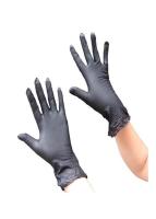 China Infection Control  Disposable Hand Gloves Anti Bacteria With Rolled Rim for sale