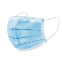 China Blue Disposable Face Mask 25g PP Non Woven Fabric Material OEM / ODM for sale