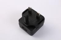 China Black Color 6W 5V 1A PD USB Power Adapter 5V 1.2A 5V 0.5A IEC60335 IEC60065 for sale