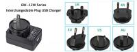 China US UK EU Multi Plug Charger Adapter Universal Plug In 12W 24V DC Power Supply for sale