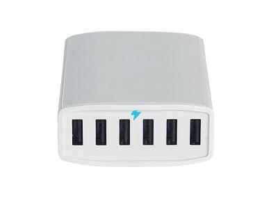 China 60W High Amperage Multi Port USB Charger , 6 Port Desktop USB Charger for sale
