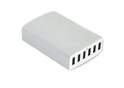 China DC 5V 12A Output Cell Phone Multi Port USB Charger 60 Watt With LED Indicator for sale