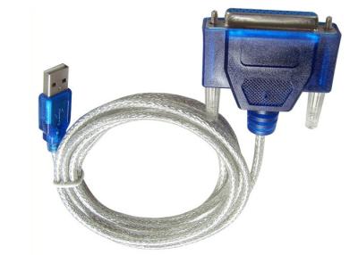 China Plug And Play USB To Serial Converter Cable / USB To Serial Printer Cable for sale