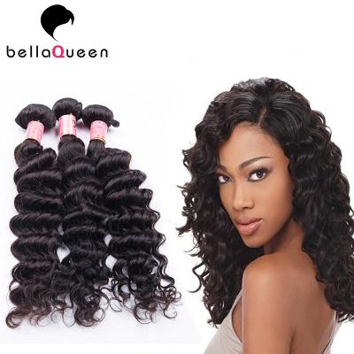 China Beauty Works Natural Black Deep Wave Hair Extension For Women for sale