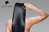 China Tangle-Free 14 Inch 6A Remy Hair Steam Straight Crochet Braids With Human Hair for sale