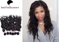 China Double Drawn Natural Black Water Wave Hair Extensions Without Chemical for sale