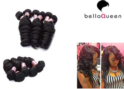 China Black Loose Wave 10 Inch - 30 inch hair extensions Double Drawn for sale