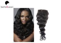 China Full Head Virgin Lace Closure , Unprocessed 100% Remy Human Hair Lace Closure for sale