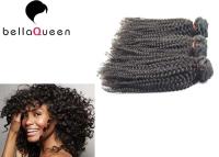 China Kinky Curly Natural Black 1b Human Hair Extension For Black Women for sale