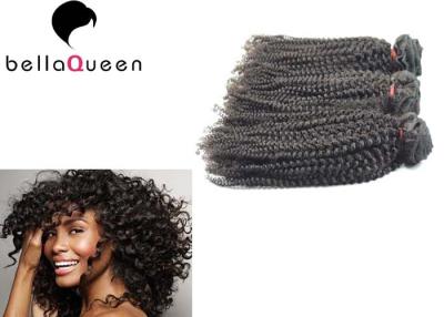 China Kinky Curly Natural Black 1b Human Hair Extension For Black Women for sale