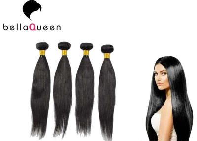 China Soft Natural Black Straight Tangle Free Human Hair Weft 95-105g for sale