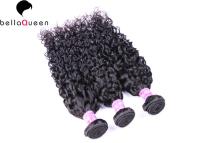 China Smooth Water Wave Grade 7A Virgin Hair , Natural Black Human Hair Wefts for sale