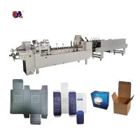 China Fully Automatic Gluing Machine CQT-650A 250m/min Box Folding and Pasting Machine for sale