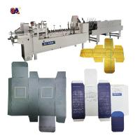 China Fully Automatic Gluing Machine CQT-650A 250m/min Box Folding and Pasting Machine for sale