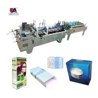 China Video outgoing-inspection Provided Mini Box Folder Gluer Machine for Small Box Folding for sale
