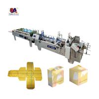 China Video outgoing-inspection Provided Mini Box Folder Gluer Machine for Small Box Folding for sale