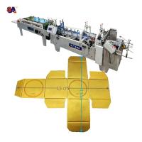 China Video outgoing-inspection Provided Mini Box Folder Gluer Machine for Small Box Folding for sale