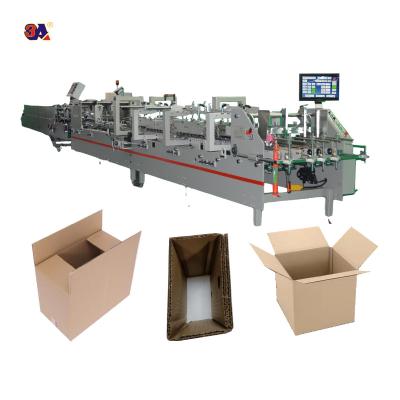 China CQT-800A Folder Gluer for Corrugated Cardboard Box Pasting 250g-650g 380V 7KW for sale