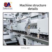 China Long Lamp Box Automatic Folder Gluer with 12*0.9*1.3m Size and Easy Operation for sale