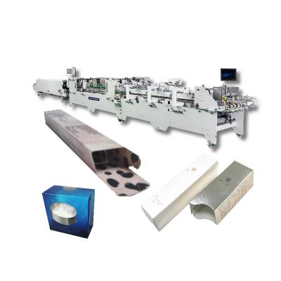 China Automatic Continuous Paper Feeding Fold Box Glue Carton Folder Gluer Machine Arrivals for sale