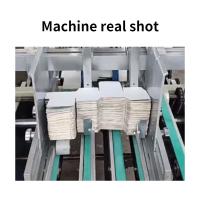 China Box Folding and Gluing Machine with 380V Voltage Box Unfolded Size width 120mm-500mm for sale