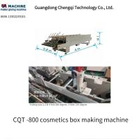 China Upgrade Your Packaging Process with CQT-800 Pre-Folded Cosmetics Box Making Machine for sale