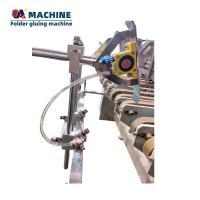 China Long Service Life Automatic Box Folding Gluing Machine Accessories Box Pasting Machine for sale