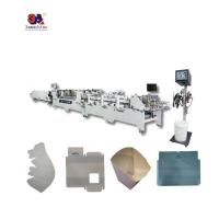 China Carton Folding Gluing Semi Automatic Folder Gluer Machine For Box Pasting Machine 380V3P for sale