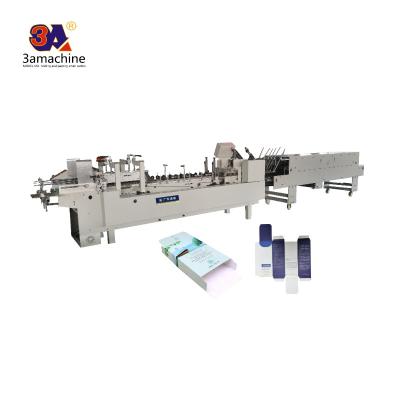 China Box Unfolded Widest Paper Size 600mm Automatic Box Folding Gluing Machine Folder Gluer for sale