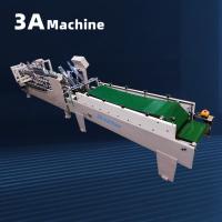 China 3A PLC Auto Lock Bottom Folder Gluer Machine for Presentation Folder 580mm for sale
