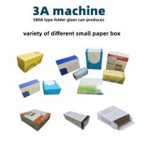 China 3ACQ 580D Cardboard Box Folding Machine 4.5kw Folder Gluer for 7-40cm Unfolded Width for sale