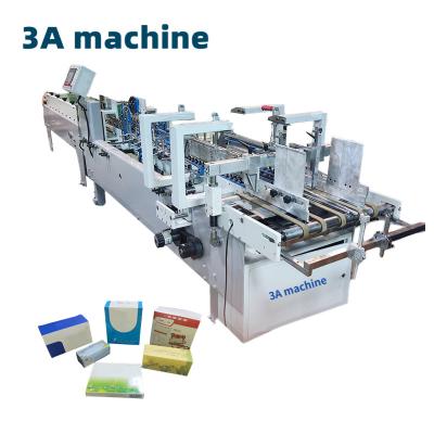 China High Speed Paper Folder and Gluer Machine 3ACQ 580D with 5.5kw Automatic Glue Machine for sale