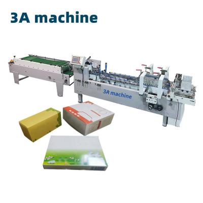 China Corrugated Carton Box Folder Gluer with Side Glue Automatic and Paper Packaging Material for sale