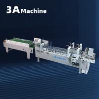 China Semi-Automatic Folder Gluer 8Mx10Mx1.3M for Cardboard 250-650g Paper Glue Machine for sale