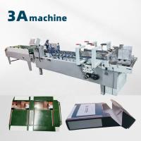 China Mini Box Folding Gluing Machine Folder Gluer with Optional Output Department 6*1*1.35M for sale