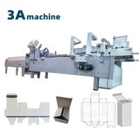 China 380V Automatic Flexo Folder Gluer 580 Type for Paper Pasting Machinery 7-40cm Unfolded Width for sale
